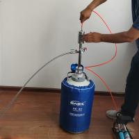 China YDS series 50mm nitrogen bottle withdrawl device Automatic Dewar Pump liquid nitrogen pump for sale