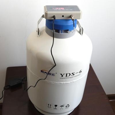 China liquid nitrogen level temperature monitor YDS container liquid nitogen alarming system price for sale