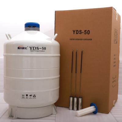 China Vet Use cryo dewar 100l liquid nitrogen containers tanks yds-2/3/6/10/15/20/30/35/50/60/100L price for sale
