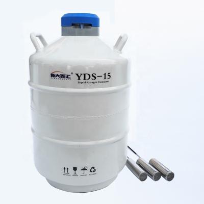 China YDS-15-125 Liquid Nitrogen Gas Cylinder Dewar Flask Liquid Nitrogen Container Price Vessel Normal Pressure for sale
