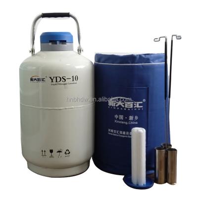 China 20/30liter sperm frozen container tanks liquid nitrogen semen dewar for artificial insemination for sale
