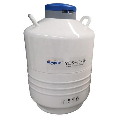 China size 30l top hole 8cm liquid nitrogen tank vetainary cell storage flask for sale