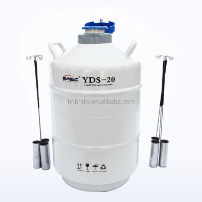 China cattle semen container 20liter liquid nitrogen Storage semen cell equipment for sale