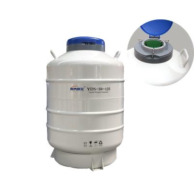 China yds50 50/80/125 frozen semen storage flask Semen Storage Tank wide neck opening for straws for sale