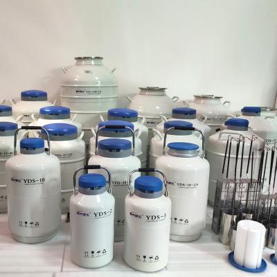 China freezing 6/10liter liquid nitrogen tank artificial insemination storage for frozen semen dogs for sale