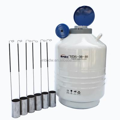 China new trends stallion artificial insemination equin frozen semen storage transport 30 liquid nitrogen tank for sale