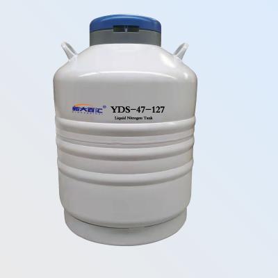 China freezing embryos cells liquid nitrogen tank container liquid nitrogen canister 47kg for biotechnology for sale
