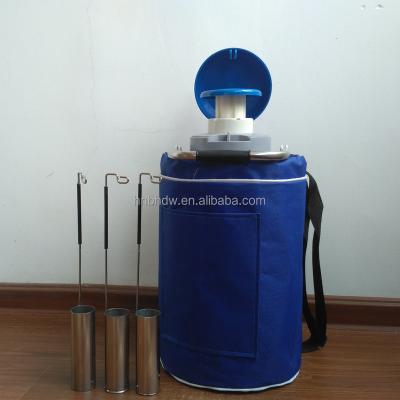 China 3/6/10 Liter Liquid Nitrogen Tank for Cattle Farm Artificial Insemination and Storage for sale
