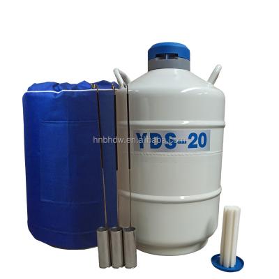 China yds20 frozen bovin semen liquid nitrogen tank Cattle Breeding Services transporte sample for sale