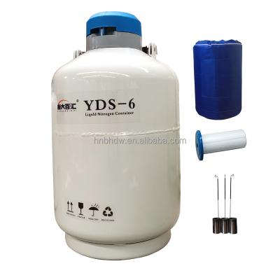 China YDS6 Veterinary Cattle Semen Storage Container for Bovine Insemination Preservation for sale