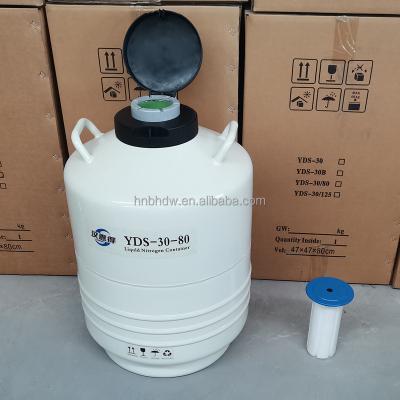 China 10L Liquid Nitrogen Container for Freezing Biological Strains Horse Semen and Vaccines for sale