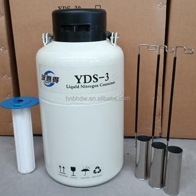 China 2L-100L Capacity YDS20/30/35/50 Liquid Nitrogen Tank for Storing and Freezing Samples for sale