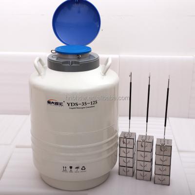 China 35L/40L/50L Capacity Liquid Nitrogen Storage Tank for Farms Affordable and Practica for sale