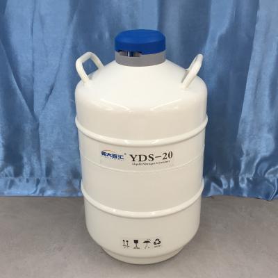China 20liter bovin insemination empty liquid nitrogen cylinder semen tank for sale for sale
