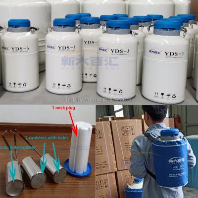 China farm goat semen frozen 3liter nitrogen tank storage for reproductive for sale