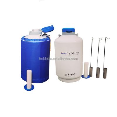 China Low Temperature Bovin Semen Storage Container YDS-10/20/30 L Liquid Nitrogen Tank for sale
