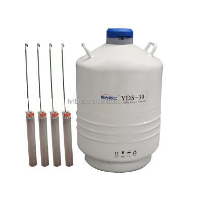 China 30L YDS Frozen Semen Tank for Liquid Nitrogen Storage and Artificial Insemination for sale