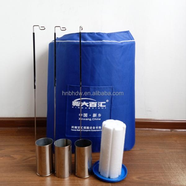 Quality Cryogenic Treatment YDS-10125MM Liquid Nitrogen Storage Container 50 Liter for sale