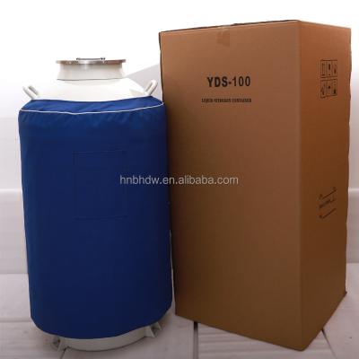 China Easy to YDS-100-210 100L/50L Liquid Nitrogen Tank Container Made of Aviation Aluminum for sale
