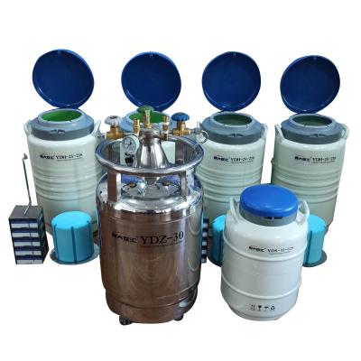 China YDS 3/6/10/20/30/35 bull sperm container  storage tank for vet artificial insemination for sale