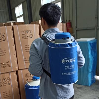 China white small liquid nitrogen storage tanks YDS-2 nitrogen liquid container with canisters for carry for sale