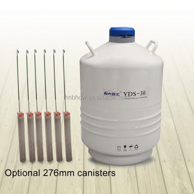 China ln2 semen tanks 30 liter cryo storage vet breeding use livestock semen storage tank for sale