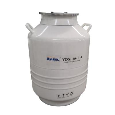 China Long Service Life 8 Inch Wide Mouth Liquid Nitrogen Tank for Cryogenic Treatment Works for sale