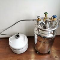 China Customize KF80 interface YDS-35 ln2 liquid nitrogen tank for Physical experiment liquid nitrogen container for sale