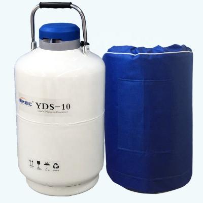 China Take Your Ice Cream Making to the Next Level with Our 10L Portable Liquid Nitrogen Tank for sale