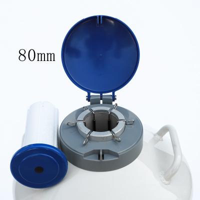 China Upgrade Your Artificial Insemination Program with YDS-30 50mm Liquid Nitrogen Tank Trolley for sale