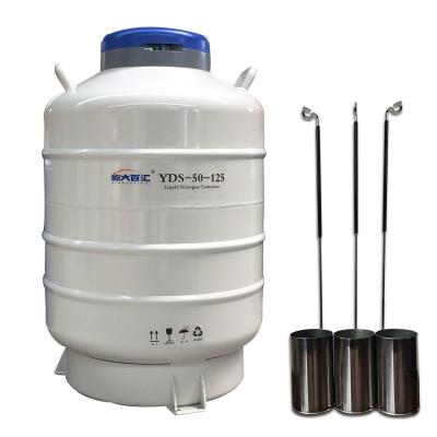 China YDS-50 Aluminium Alloy Liquid Nitrogen Storage Tank 50l Container Liquid Nitrogen Price for sale