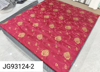 Cina La fabbrica direttamente fornisce il filo di ordito 100% del poliestere ha tricottato il tessuto stampato del materasso, tessuto stampato della polvere dell'oro in vendita