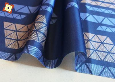Cina Colore blu tessuto su ordinazione del tessuto del materasso del poliestere tricottato filo di ordito in vendita