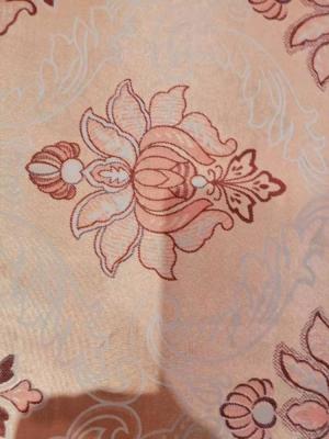 China Fireproof Poly Tricot 75gsm Mattress Quilting Fabric Pigment Printed for sale