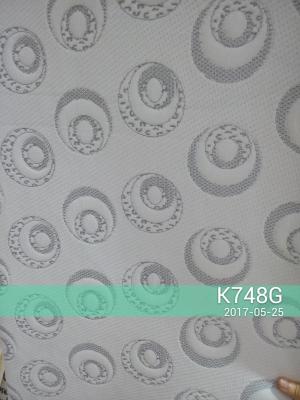 China 2.4m de Matrasstof van de Breedtejacquard voor de Roze Groene Witte Kleur van het Slaapkamermeubilair Te koop