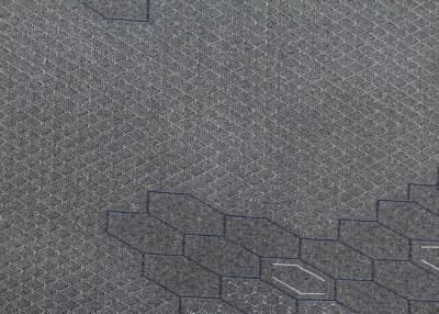 Cina tessuto di tela imbottente di Gray Polyester Knitted Jacquard Protective del tessuto del materasso 260gsm in vendita