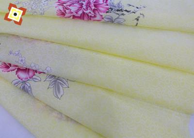 China Custom Printed Brushed Polyester Microfiber Fabric Shrink Resistant for sale