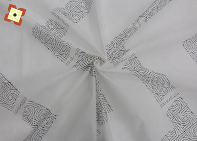 China A urdidura impressa cor da tela do protetor do colchão de Pengji do poliéster fez malha à venda