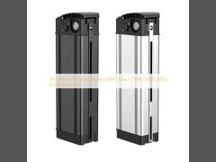 Batterie électrique de 36V pour vélo électrique à poisson argenté 48V 15Ah 17,5Ah 20Ah 500w 800w avec BMS