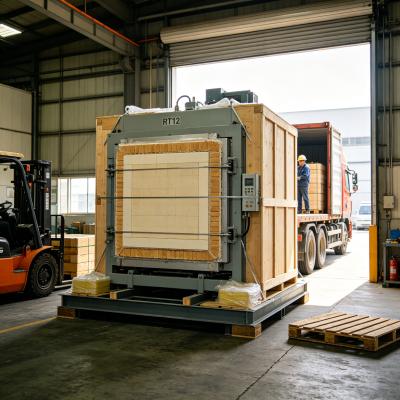 China High Temperature Bogie Hearth Furnace For Metal Heat Treatment Plant for sale