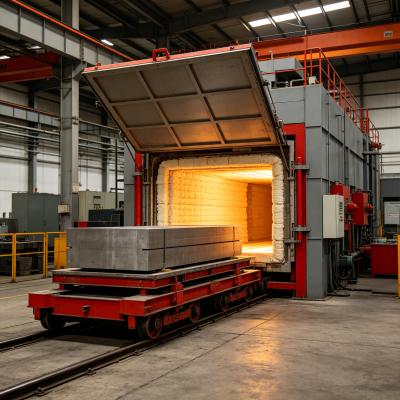 China Trolley Heat Treatment Furnace For Metal Processing Equipment for sale