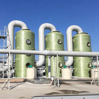 China High Efficiency FRP Desulfurization Tower with ≥95% Desulfurization Efficiency and 15~20 Years Service Life for Smelter Flue Gas Purification for sale