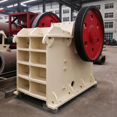 China PE Series Jaw Crusher Primary Stone Crusher with High Manganese Steel Jaw Plates and Deep V-shaped Crushing Cavity for Mining for sale