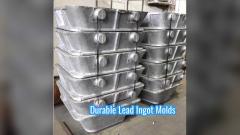 Durable Crude Lead Ingot Molds for Efficient Smelting