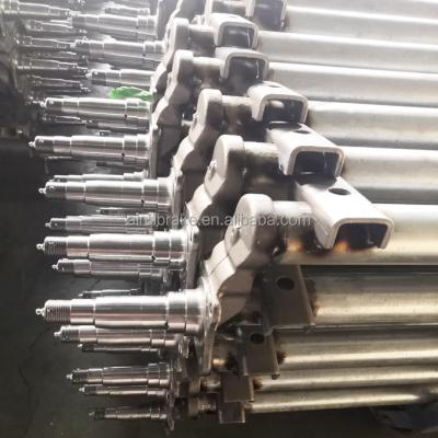 China Vierkante Unbraked 3500 Pond-Dalingsaanhangwagen Axle For Horse Floats Te koop