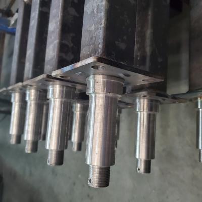 China 3500lbs Straight Unbraked 50mm Square Trailer Axle With Mounting Plate for sale