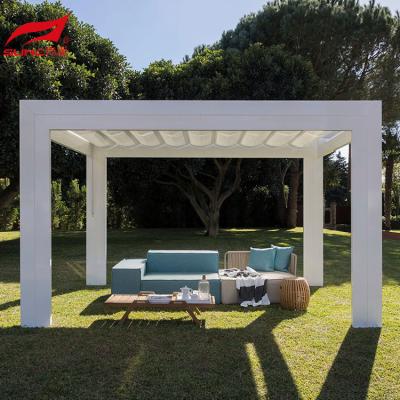 China Tenda impermeabile bianca motorizzata Louvered 3x4m all'aperto di Pergolaproof della pergola di alluminio for sale