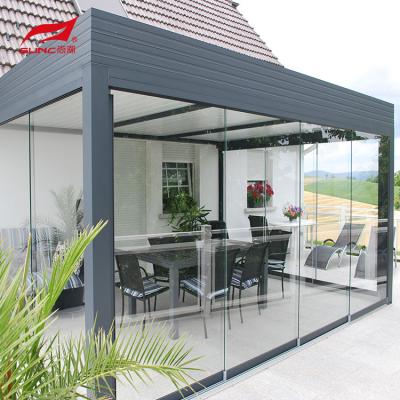China Pergole di alluminio Louvered impermeabile di hard top regolabile 10 x 13 FT per l'iarda del patio della piattaforma for sale