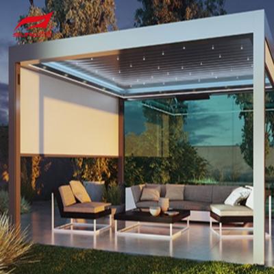 Cina Corredi Louvered impermeabili motorizzati all'aperto del tetto della pergola della pergola di alluminio in vendita