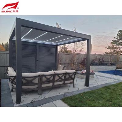 Cina Pergola di alluminio motorizzata 4X6m 3x5m impermeabile per la costruzione di giardini all'aperto in vendita